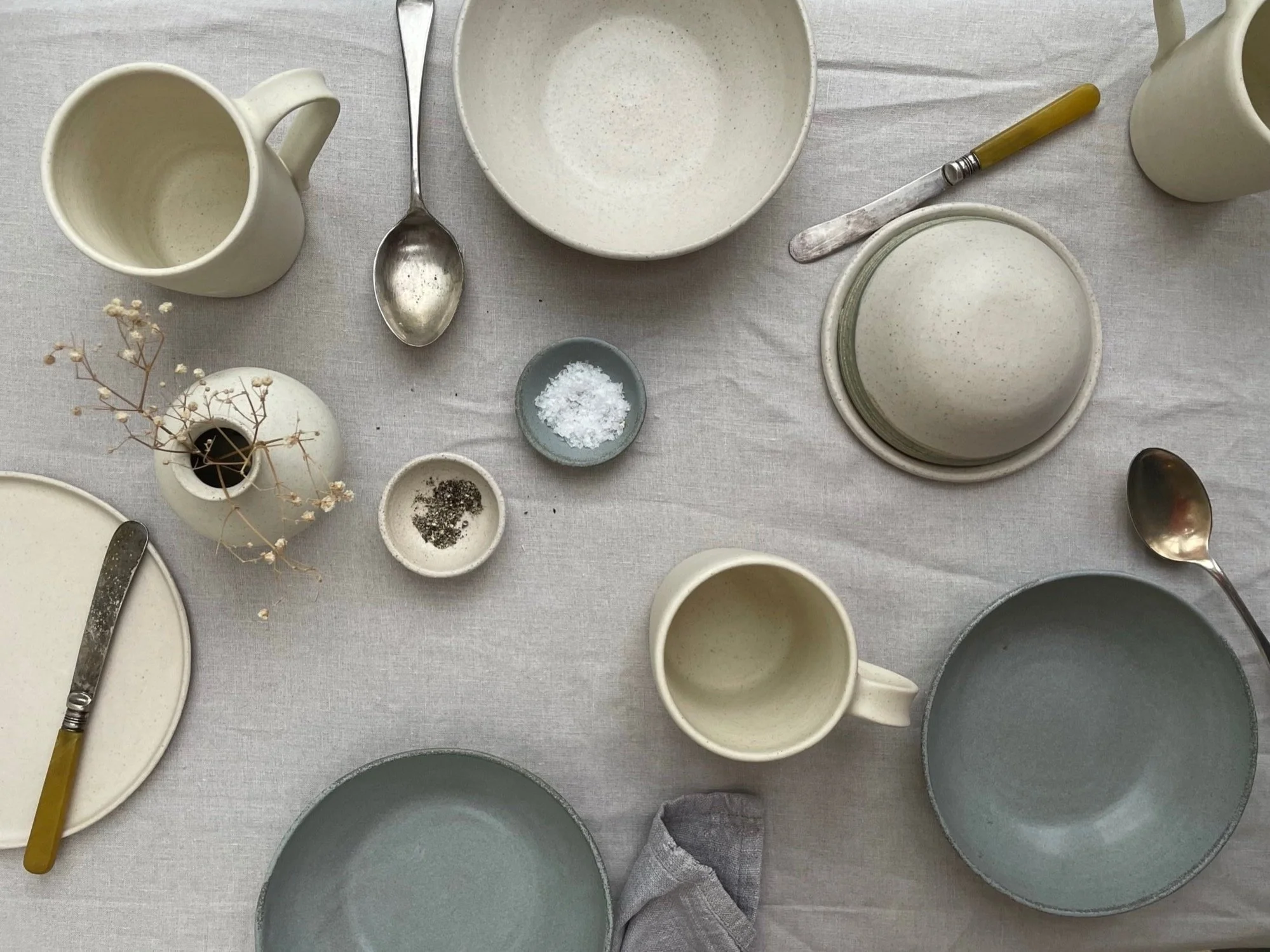 Functional ceramic tableware handmade in my London studio