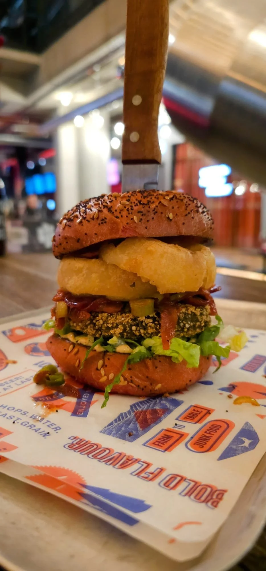 RETURN OF THE VEG BURGER — BREWDOG