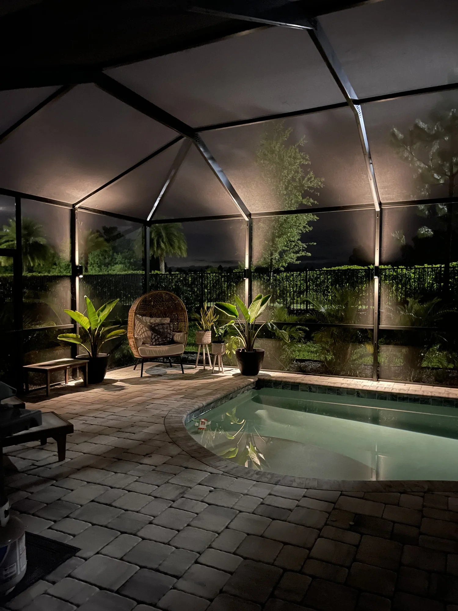 Pool Cage & Lanai Lighting - Sarasota Area — American Lightscapes