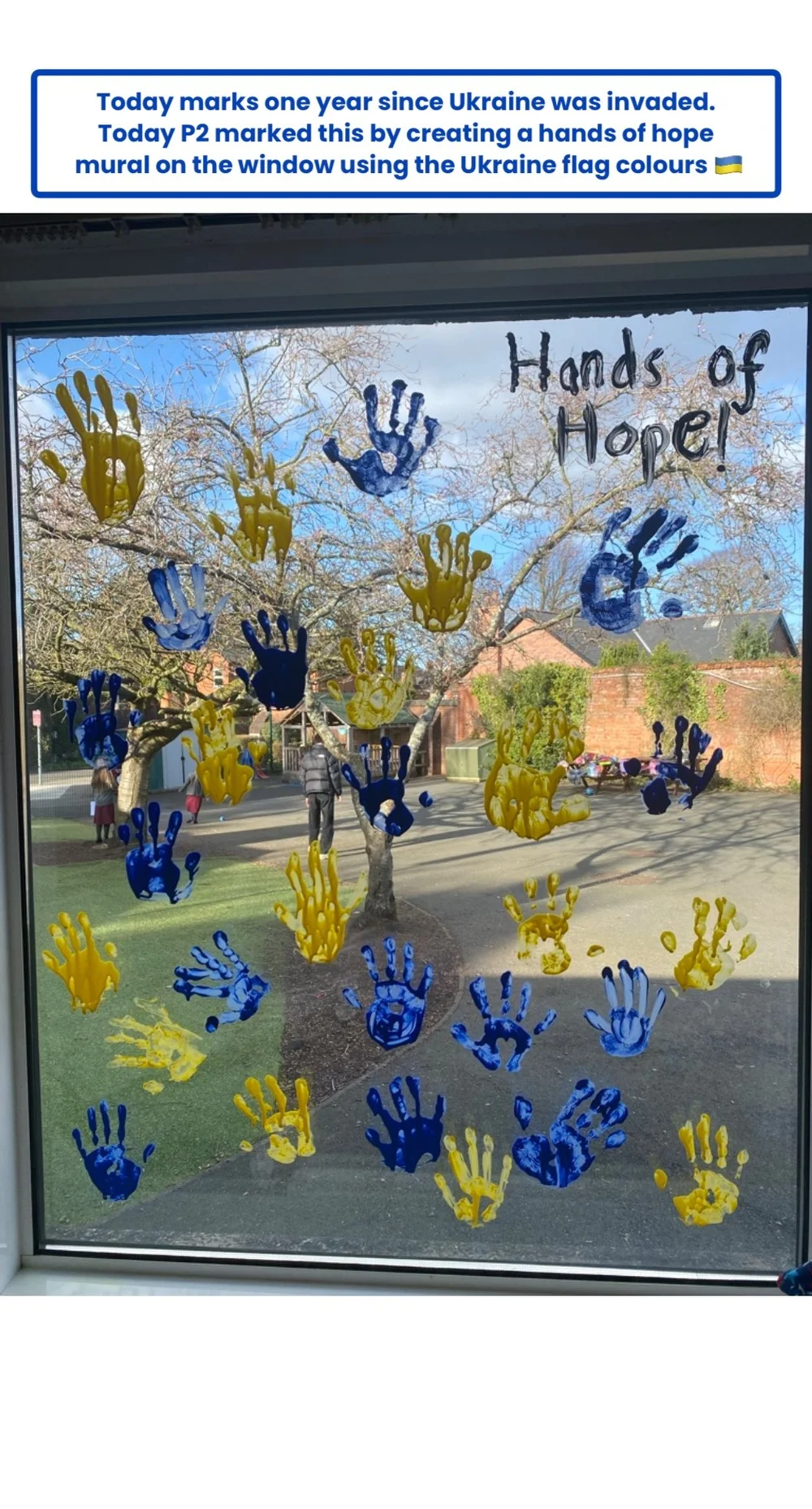 P2 Hands of Hope for Ukraine — Victoria College Preparatory School