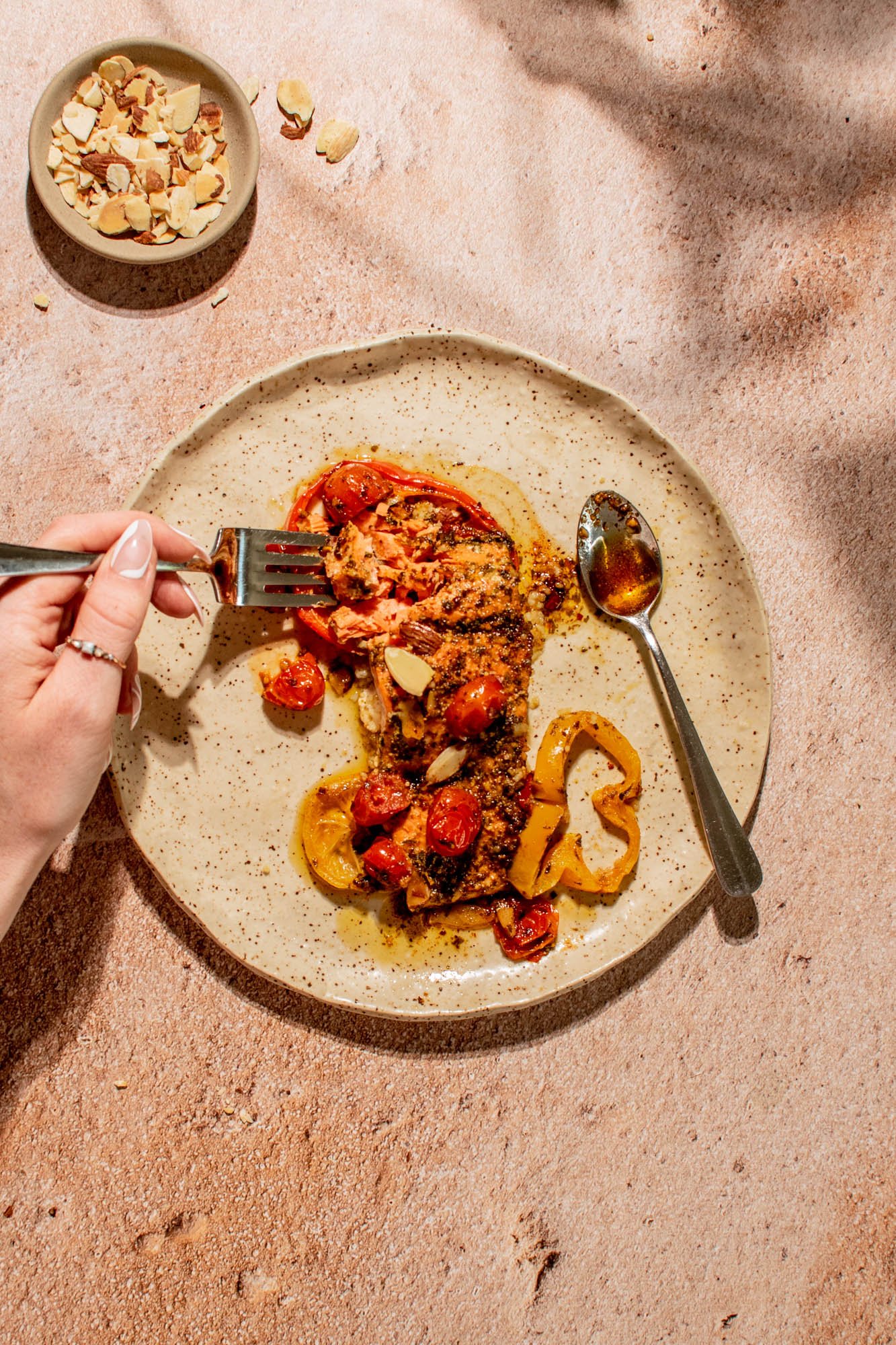 moroccan sheet pan salmon. — michelle mcglinn