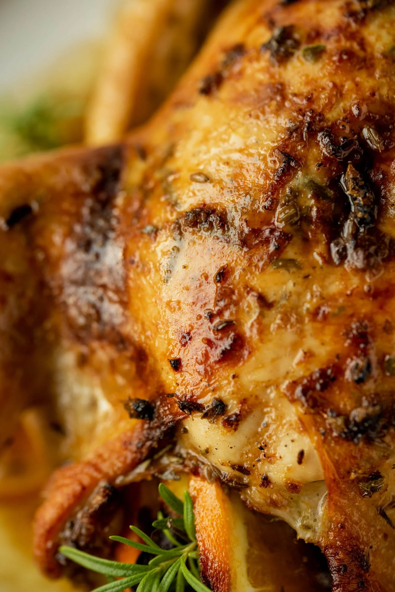 orange & rosemary whole roasted chicken — michelle mcglinn