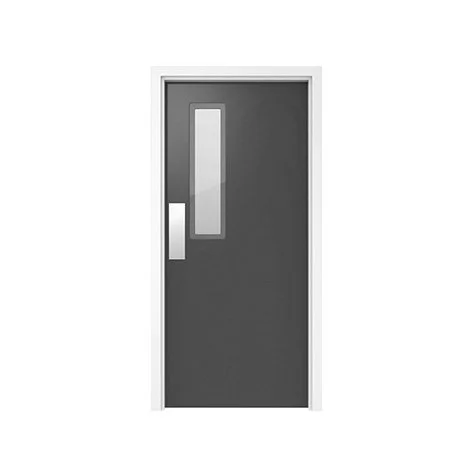 Fire-rated hygienic PVC wrapped door and frame for healthcare ...