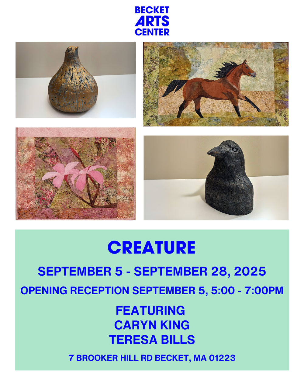 Creature - Opening Reception — Becket Arts Center