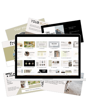 Minimally Modern Course & Workshop Canva Graphics - So It's Ren ...