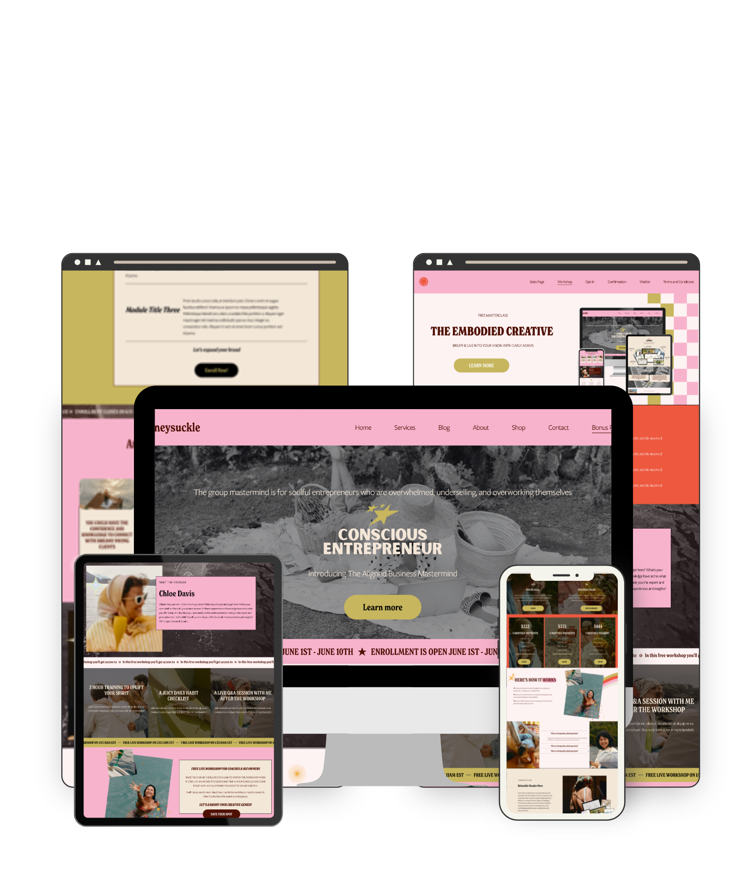 Squarespace Sales Page Template Install Package | Effortless Template Integration - So It's Ren ...