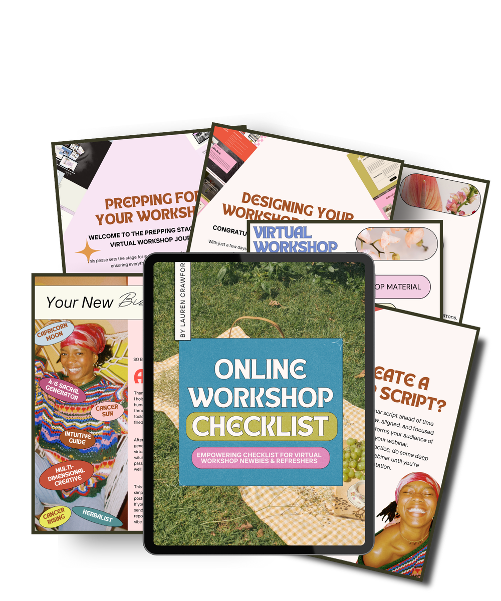 Masterclass and Online Workshop Prep Checklist: Roadmap To Launching ...