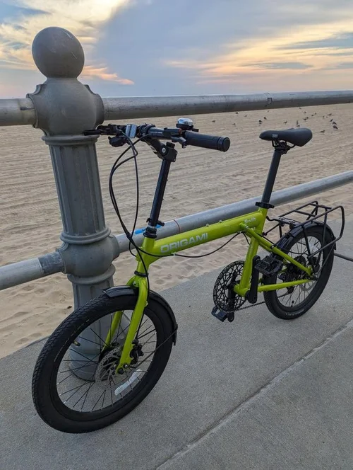 Origami Cobra Lightweight Aluminum Single Speed Folding Bike | Origami ...