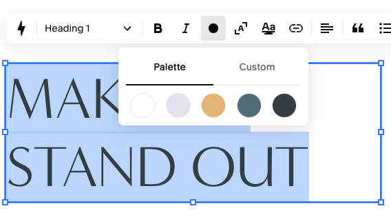 Web Design Guide: How to Use the Squarespace Color Palette