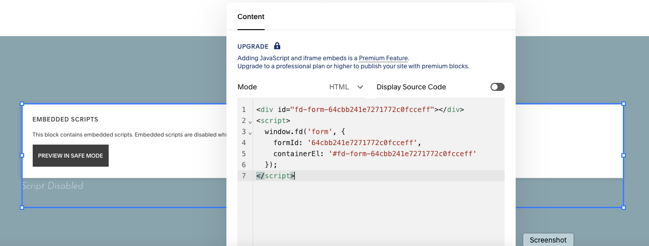 How to Embed FloDesk Forms or ConvertKit Forms – Squarespace Tutorial