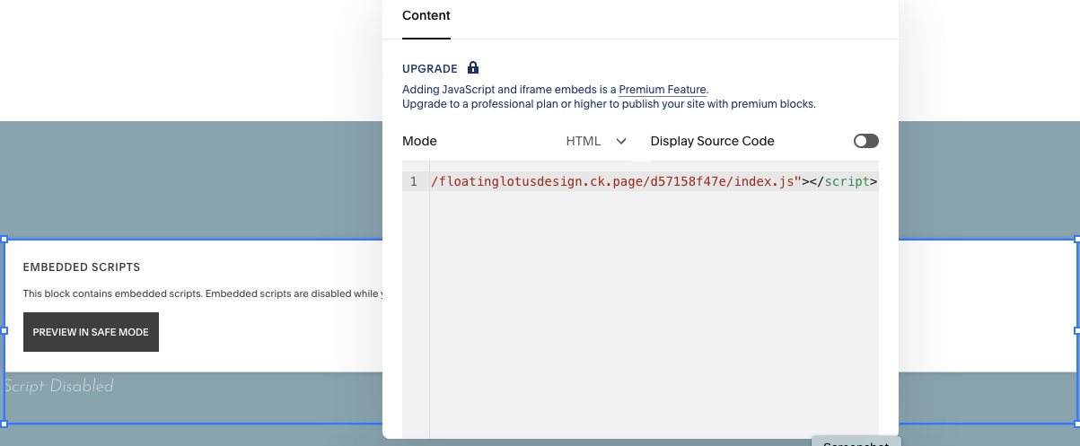 How to Embed FloDesk Forms or ConvertKit Forms – Squarespace Tutorial