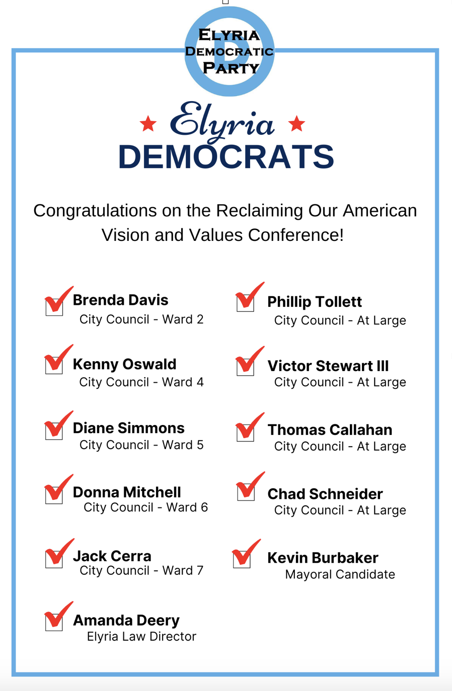 #vision&values2024 — DEMOCRATS 101