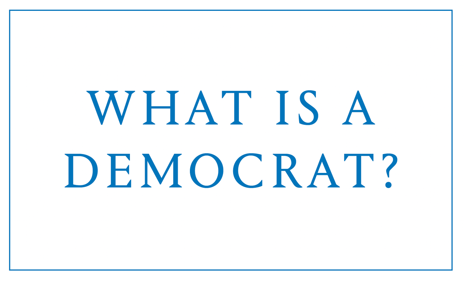 Resources — DEMOCRATS 101