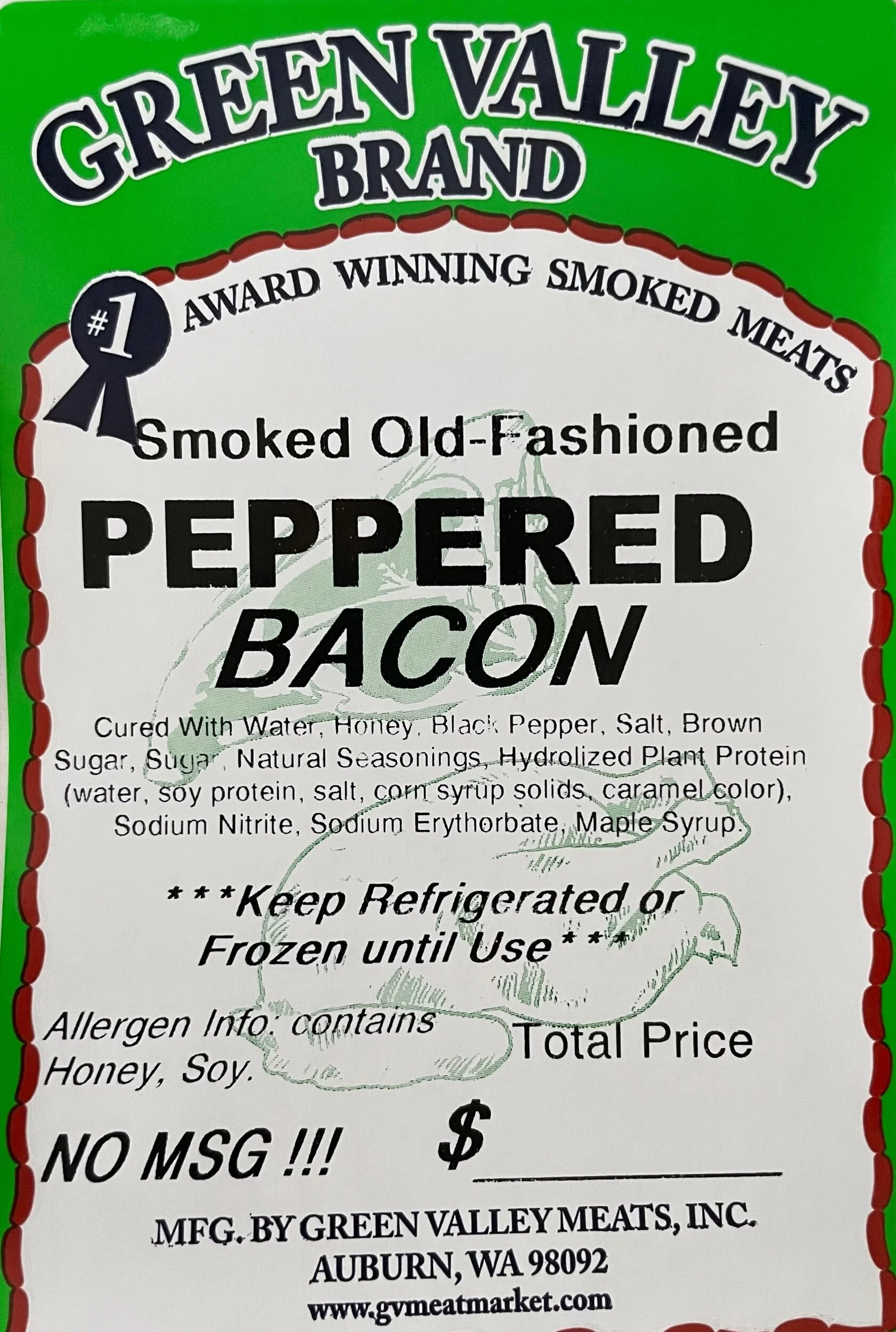 Order — Green Valley Meats