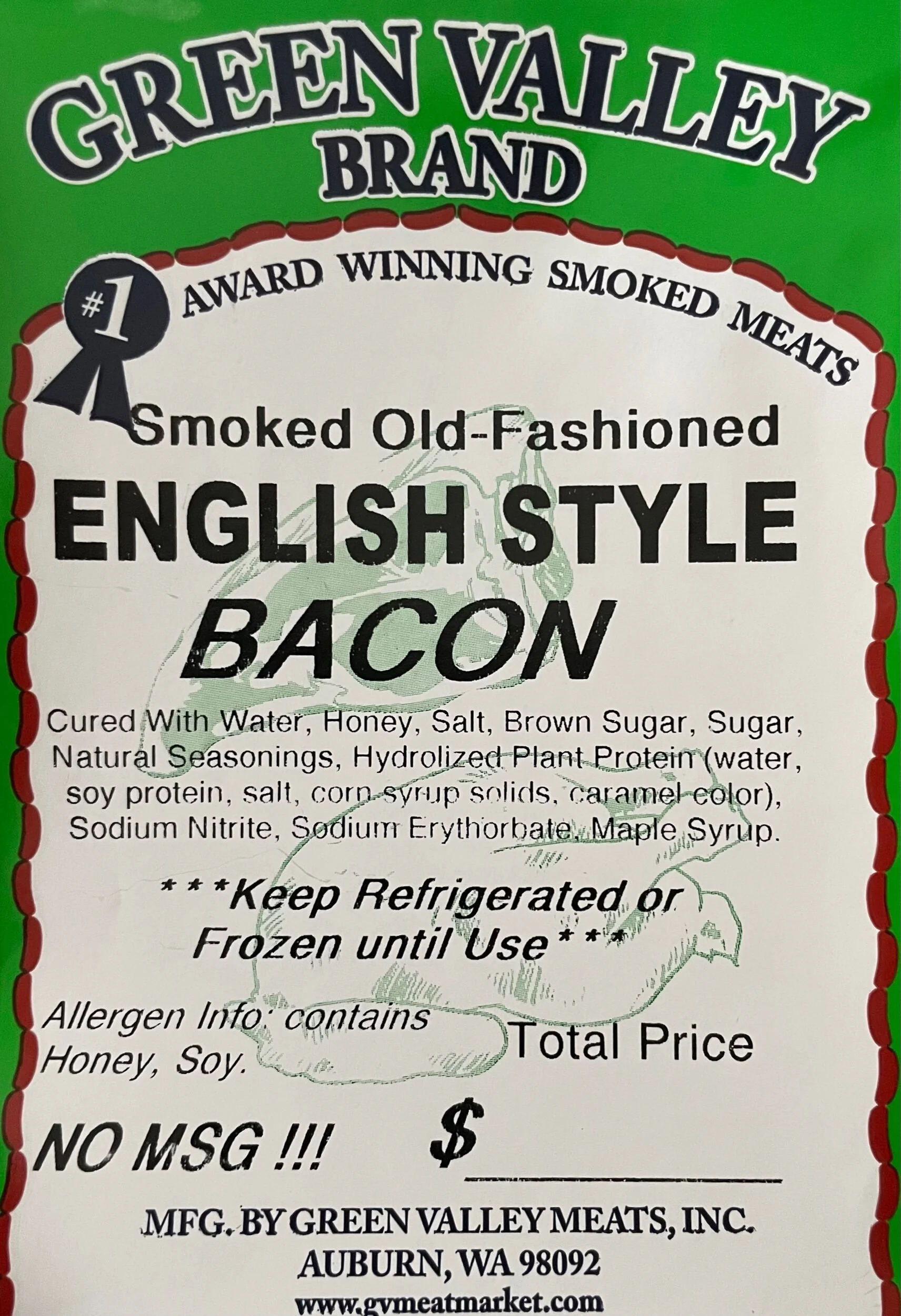 Order — Green Valley Meats