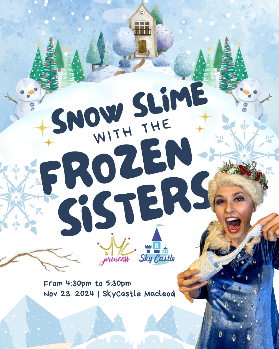 Snow Slime Fun with the Frozen Sisters! ️(Macleod) — Sky Castle