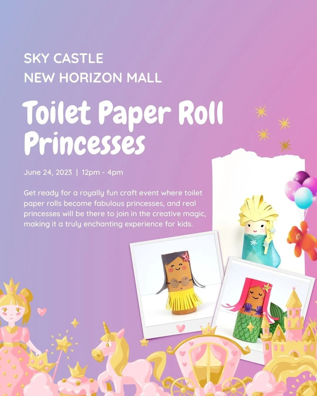 Toilet Paper Roll Princesses — Sky Castle