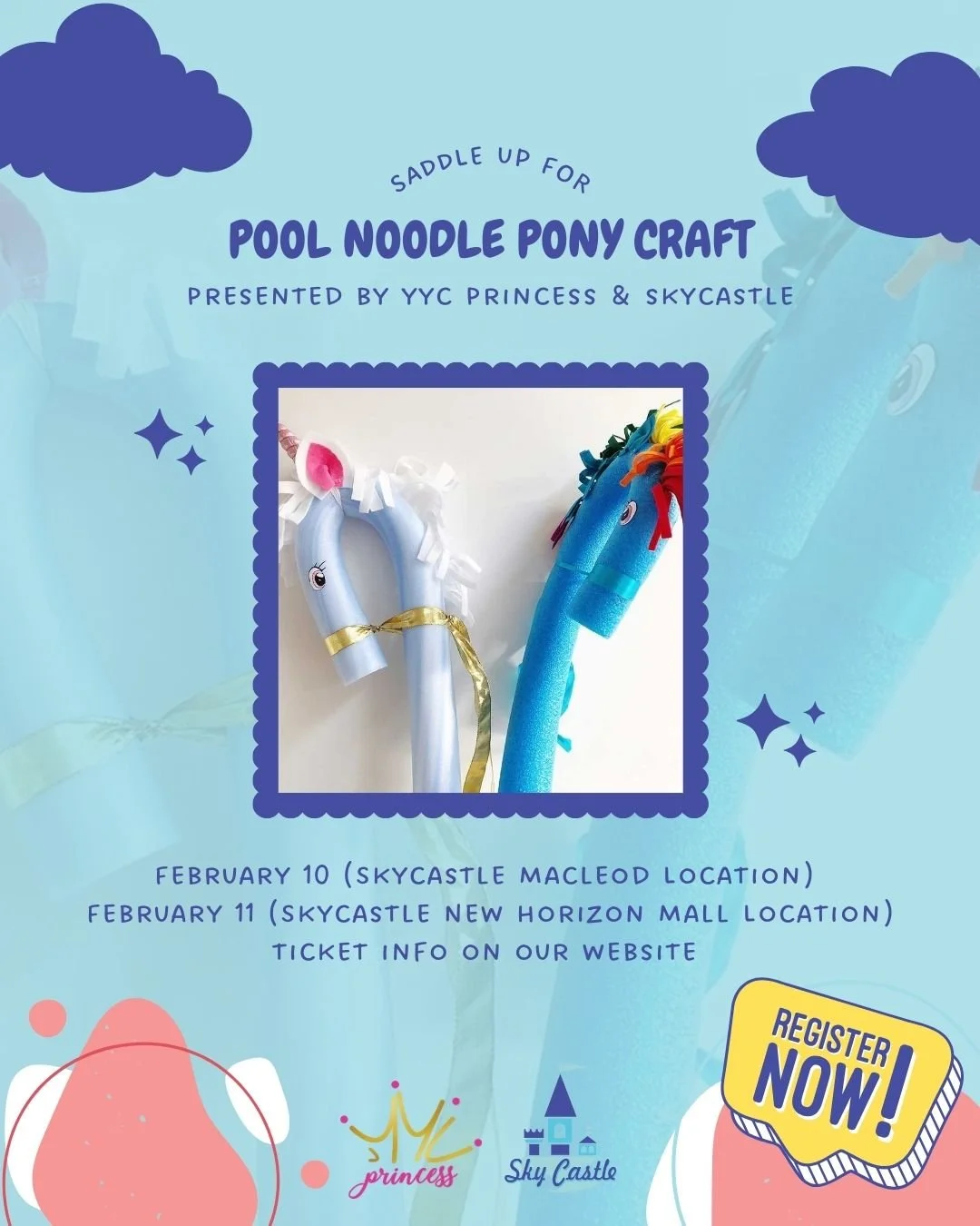Pool Noodle Pony Craft at Skycastle — Sky Castle