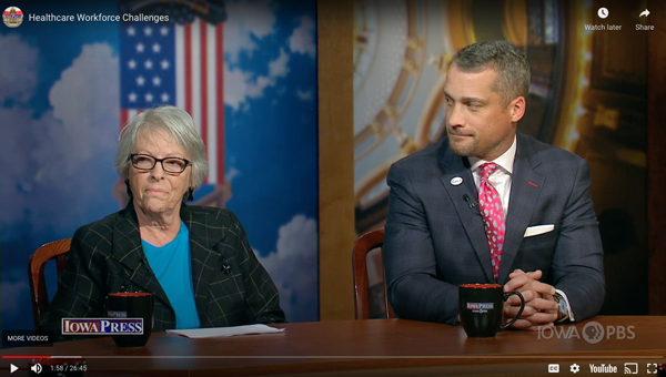 Findley and Willets Appear on Iowa Press — Iowa CareGivers