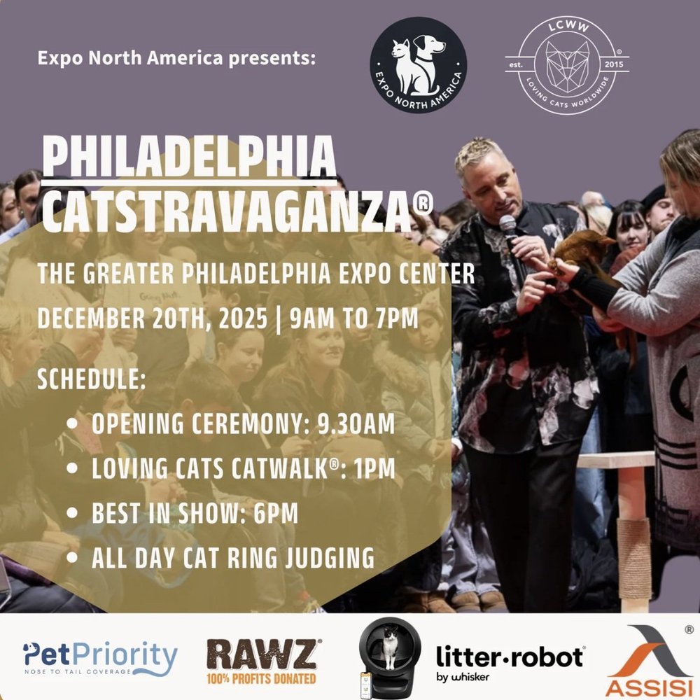 Catstravaganza at the Philadelphia Expo Center — Stray Cat Blues Inc