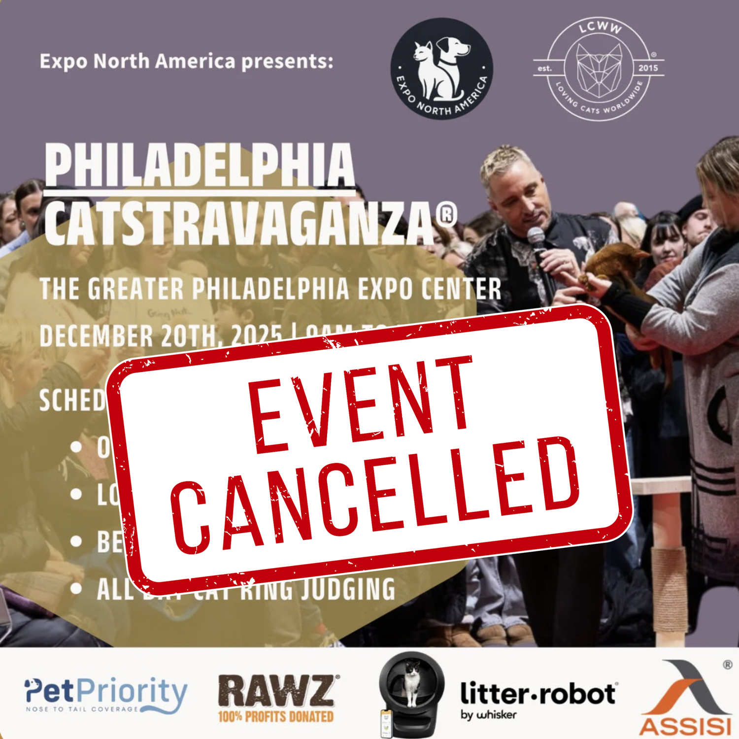 CANCELLED - Catstravaganza at the Philadelphia Expo Center — Stray Cat ...