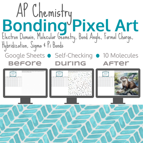 Chemistry Periodic Trends Puzzle Pixel Art in a Self-Checking Google ...