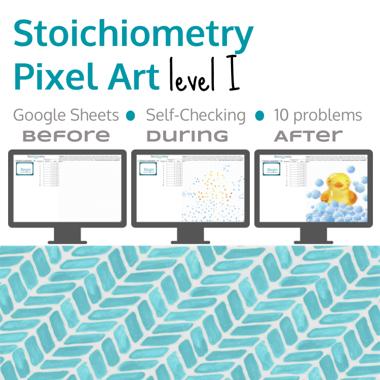 Chemistry Solubility Curve Pixel Art in a Self-Checking Google Sheet ...