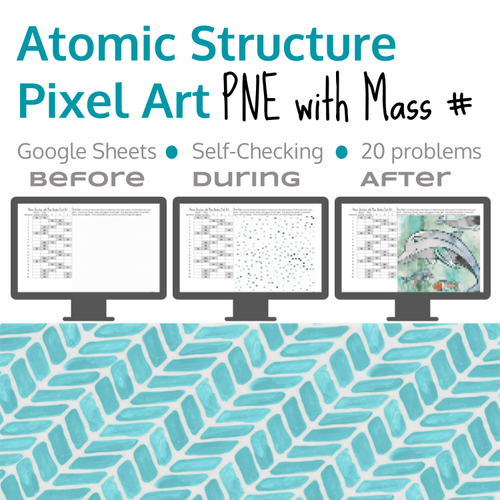 Chemistry Periodic Trends Puzzle Pixel Art in a Self-Checking Google ...