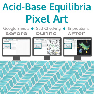 Chemistry Decomposition Reactions Pixel Art in a Self-Checking Google ...