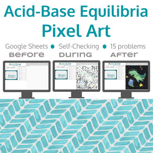 Chemistry Decomposition Reactions Pixel Art in a Self-Checking Google ...