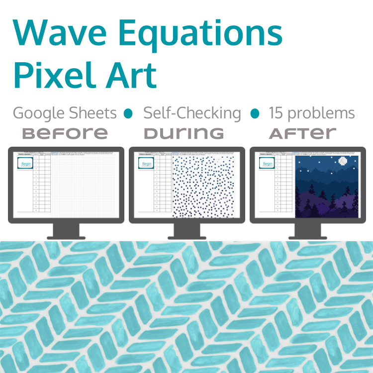 Chemistry Decomposition Reactions Pixel Art in a Self-Checking Google ...