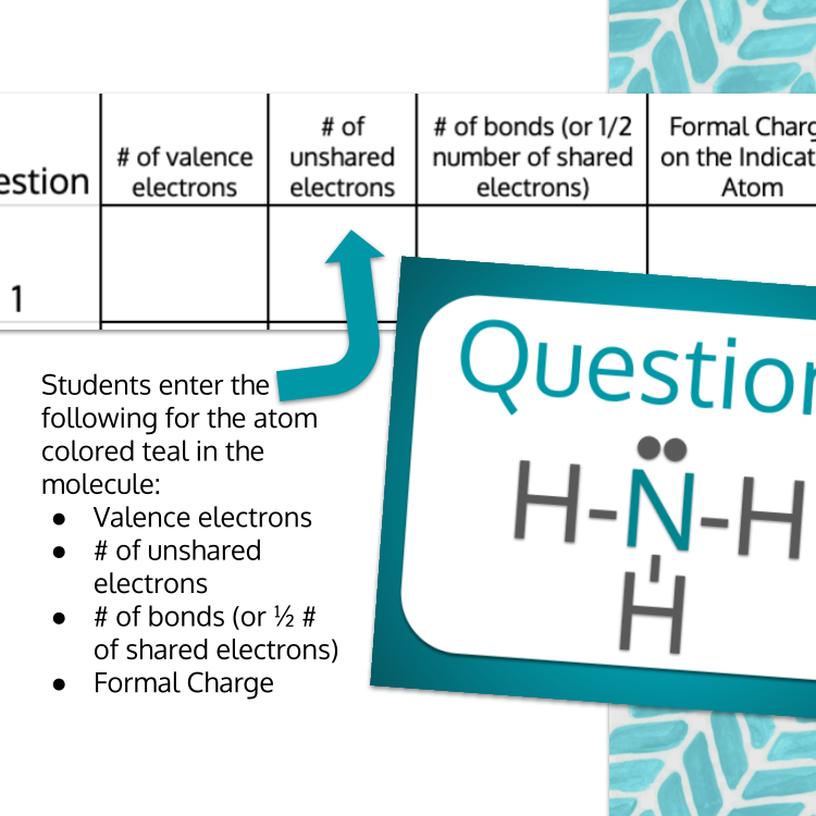 Chemistry Decomposition Reactions Pixel Art in a Self-Checking Google ...