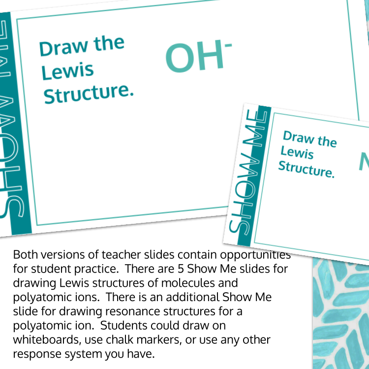 AP Chemistry Lewis Structures Bond Order and Resonance Scribble Notes ...
