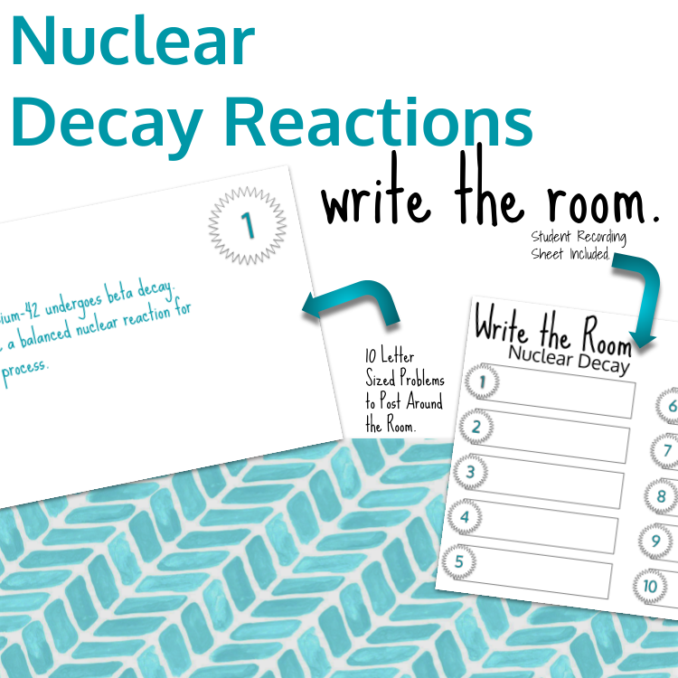 AP Chemistry Photoelectron Spectroscopy Write the Room Printable ...