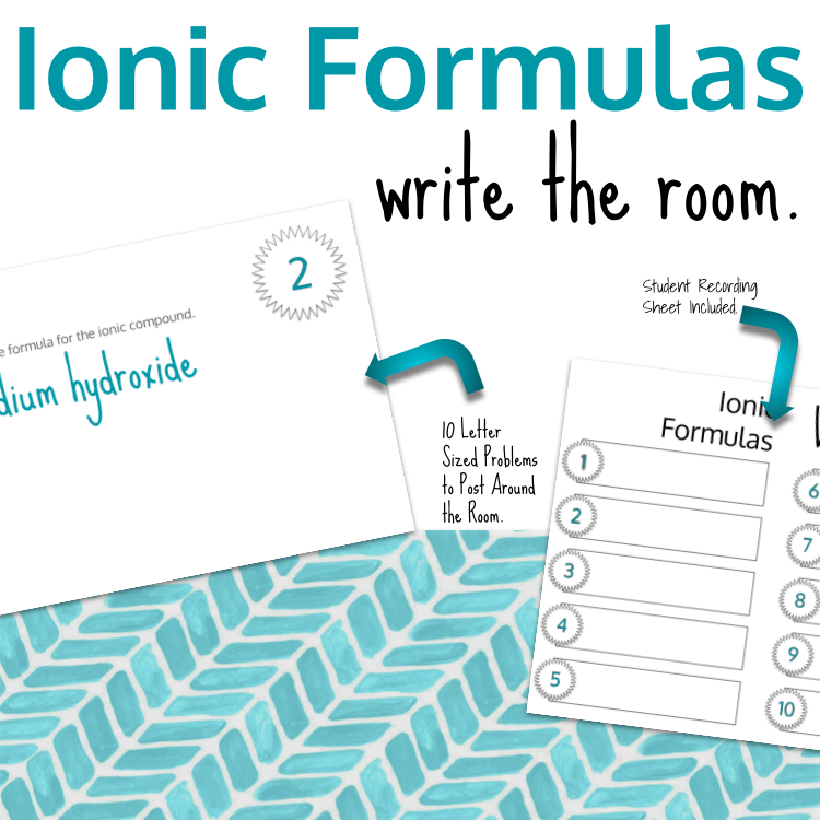 Chemistry Nuclear Decay Write the Room Printable Activity ...