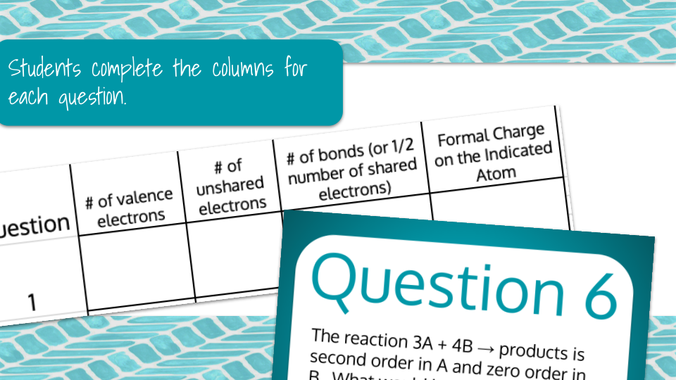 AP Chemistry Rate Law and Reaction Rates Pixel Art — rebeccaunbrokenbond