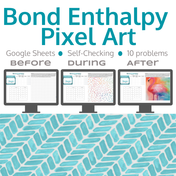 Chemistry Decomposition Reactions Pixel Art in a Self-Checking Google ...