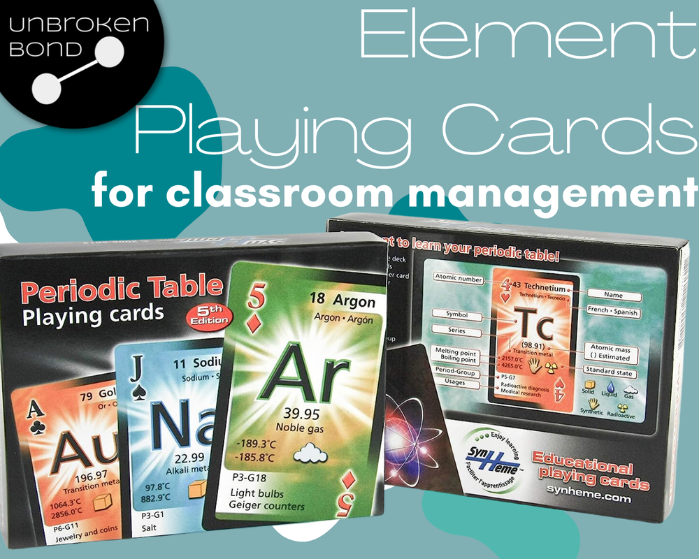 Use Element Playing Cards for Chemistry Classroom Management ...