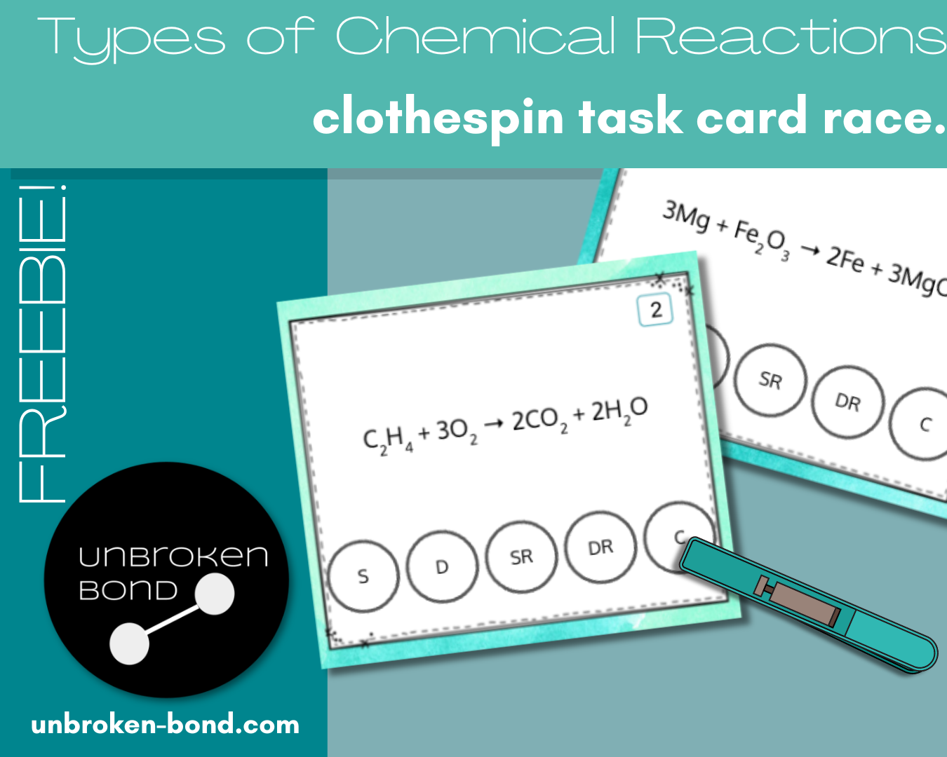 4 Activities for Chemical Reactions — rebeccaunbrokenbond