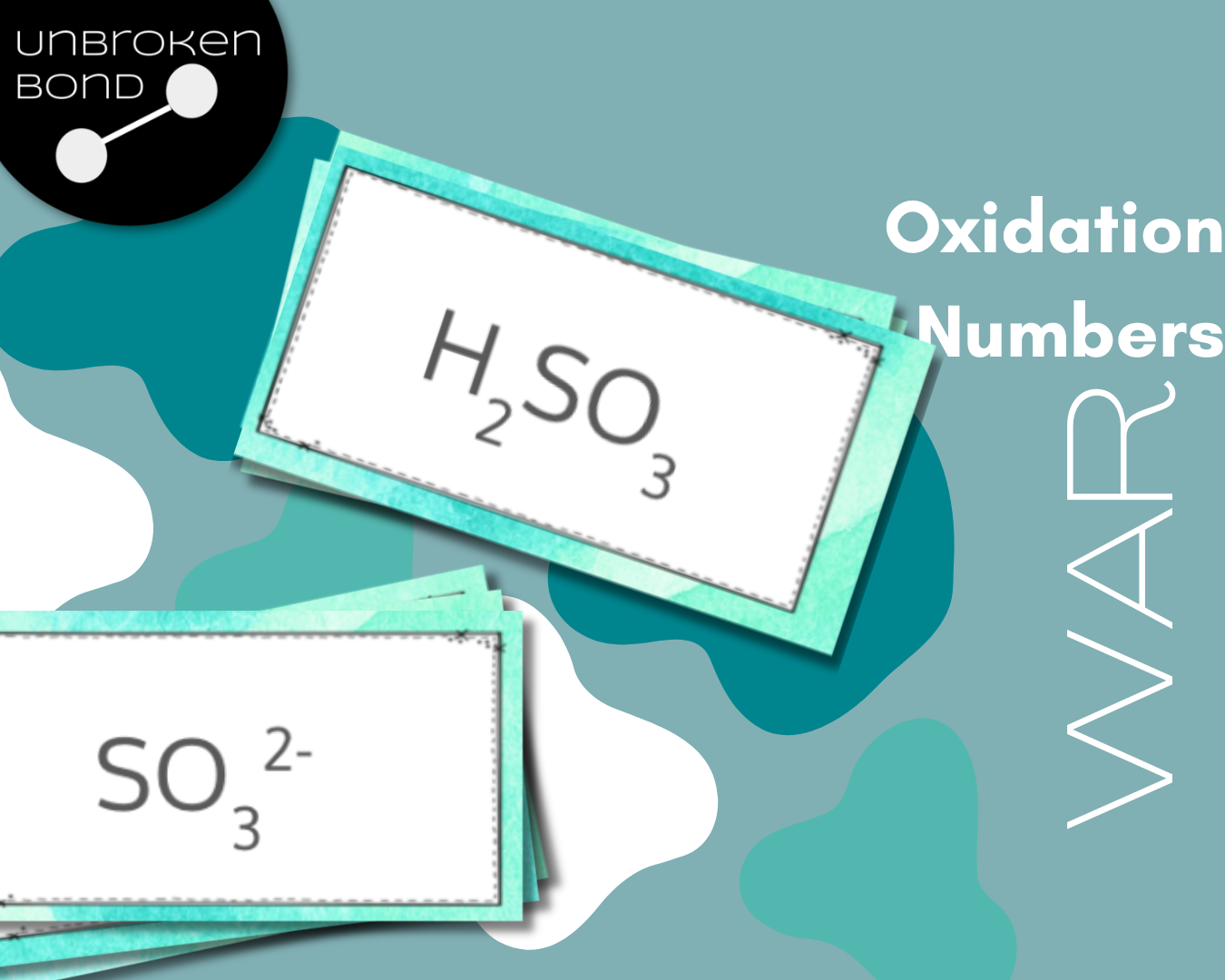 7 Chemistry WAR Card Games — rebeccaunbrokenbond