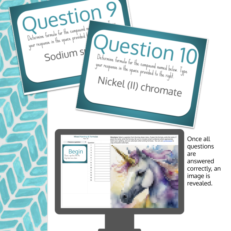 Chemistry Significant Figures Pixel Art in a Self-Checking Google Sheet ...