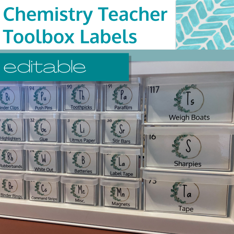 Teacher Toolbox DIY for the Chemistry Classroom — rebeccaunbrokenbond