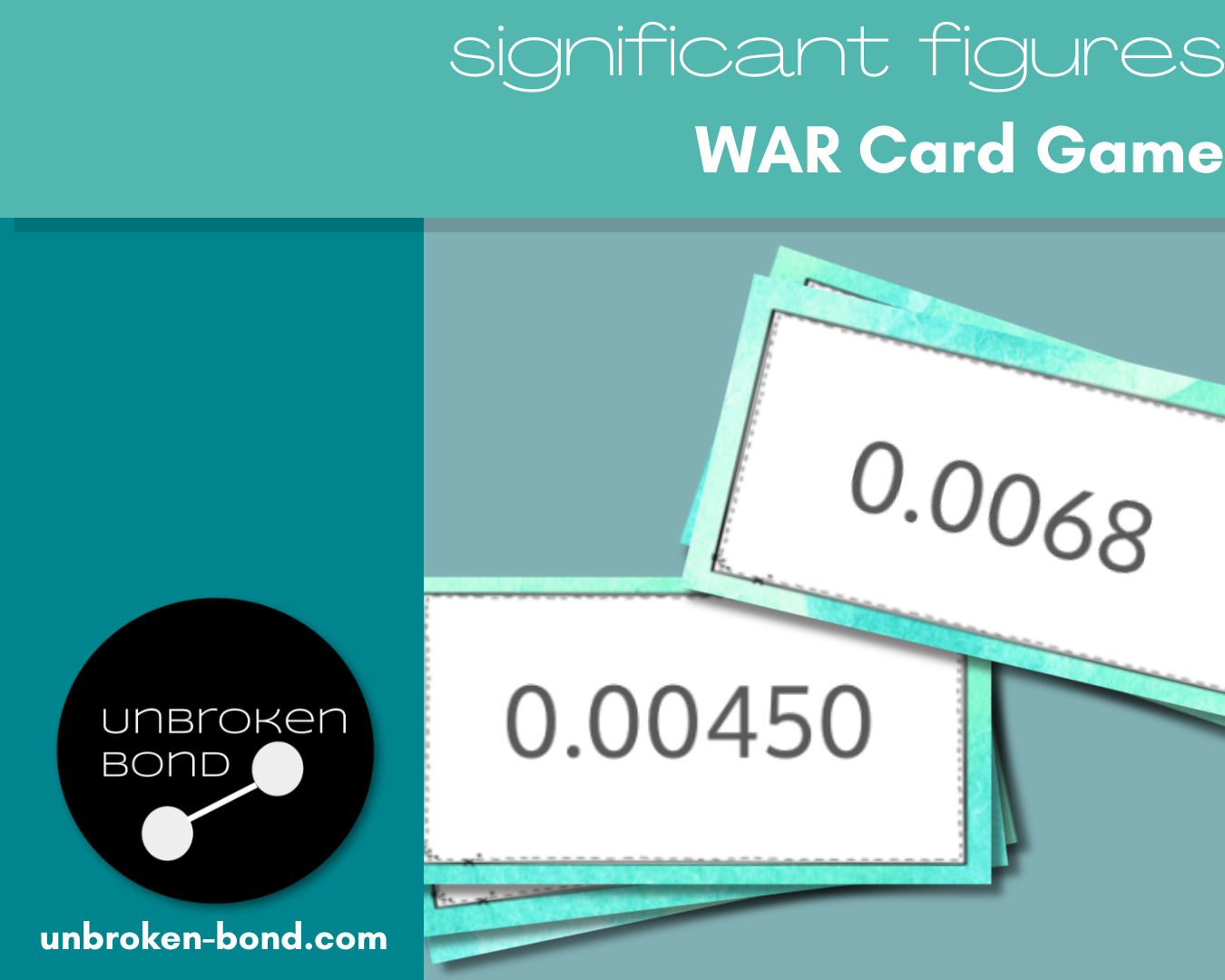 7 Chemistry WAR Card Games — rebeccaunbrokenbond
