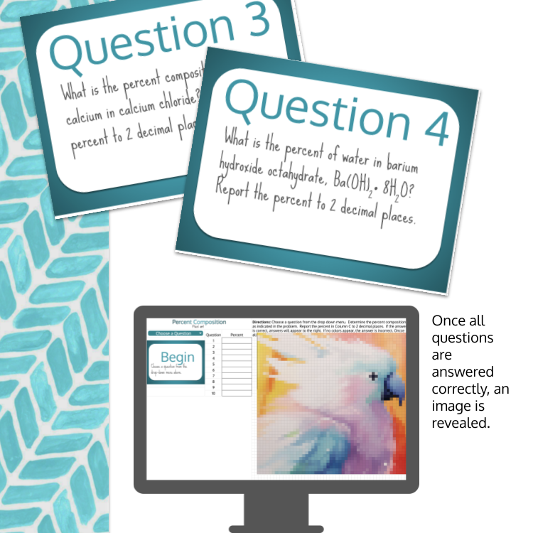 Chemistry Periodic Trends Puzzle Pixel Art in a Self-Checking Google ...