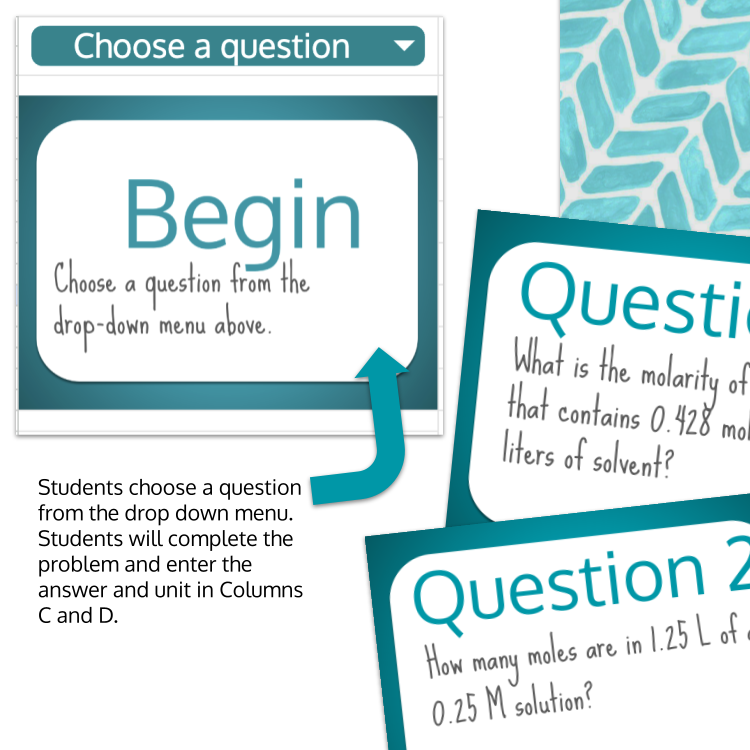 Chemistry Solubility Curve Pixel Art in a Self-Checking Google Sheet ...