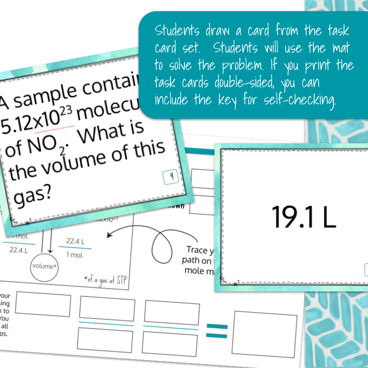 AP Chemistry Hess's Law Mastery Mat and Task Cards — rebeccaunbrokenbond