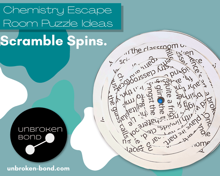 5 More Chemistry Escape Room Puzzle Ideas — rebeccaunbrokenbond