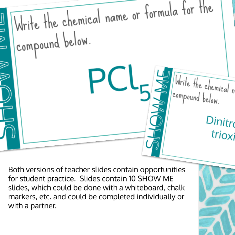 Chemistry Naming Ionic and Covalent Compounds Scribble Notes ...