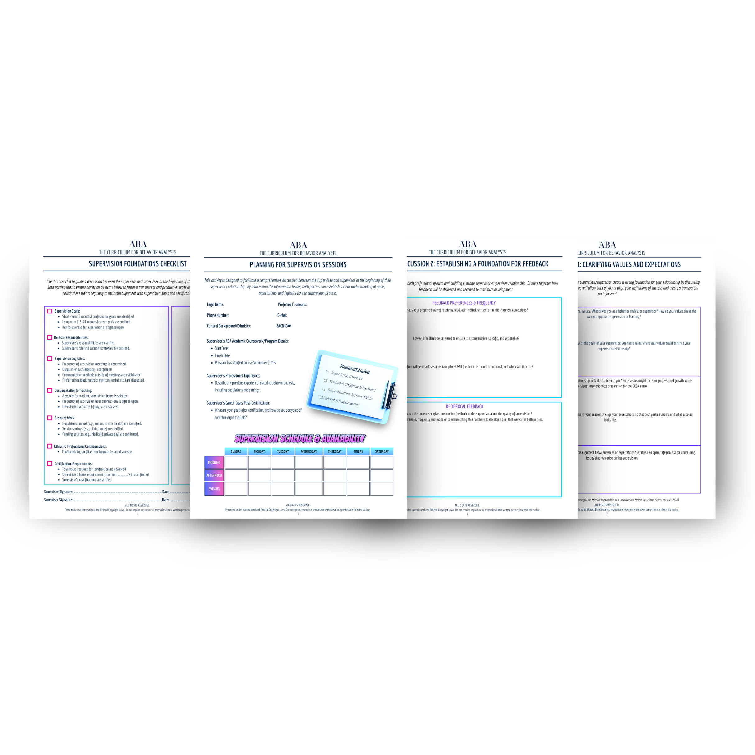 6th Edition ABA Supervision Curriculum & Study Manual — The ABA Network