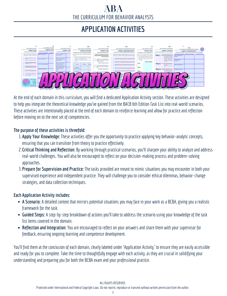 6th Edition ABA Supervision Curriculum & Study Manual — The ABA Network